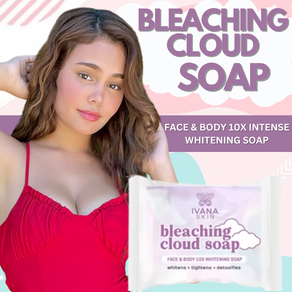 IVANA BLEACHING CLOUD SOAP | MICRO PEELING | EXFLOATING | MOISTURIZING | IVANA ALAWI | COD ...