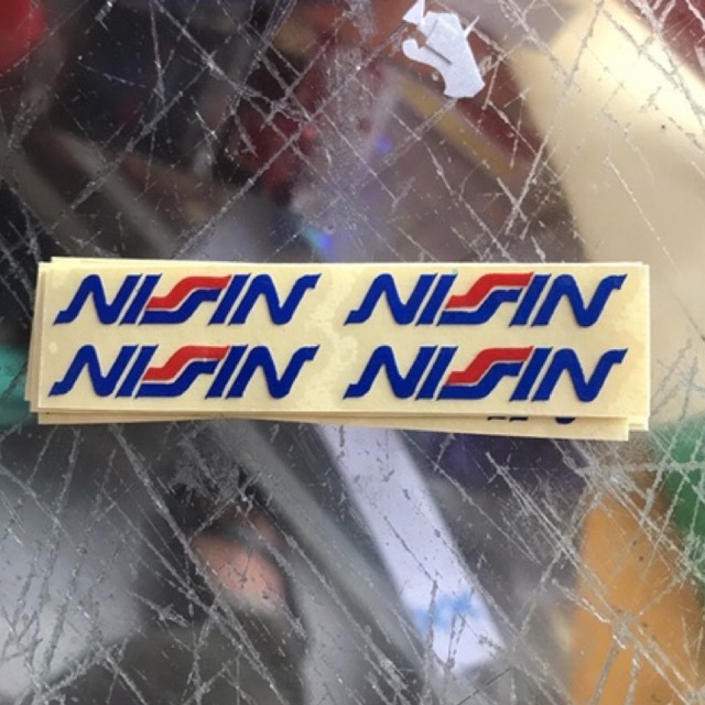 Sticker cutting nissin handle Brake master Brake Caliper Sticker ...