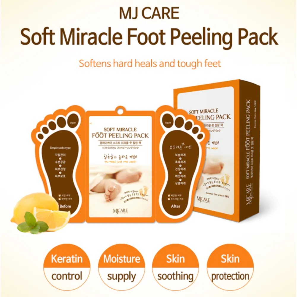 MJ Care Soft Miracle Foot Peeling Pack | Shopee Philippines