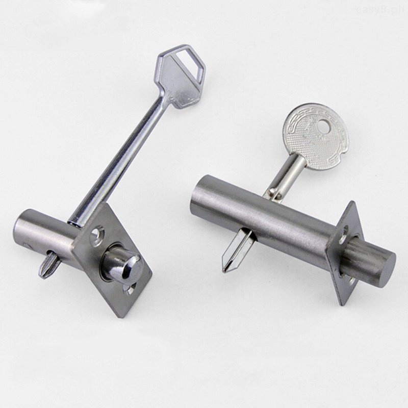 1 PC Stainless Steel Pipe Well Lock Concealed Door Lock Fire Door ...