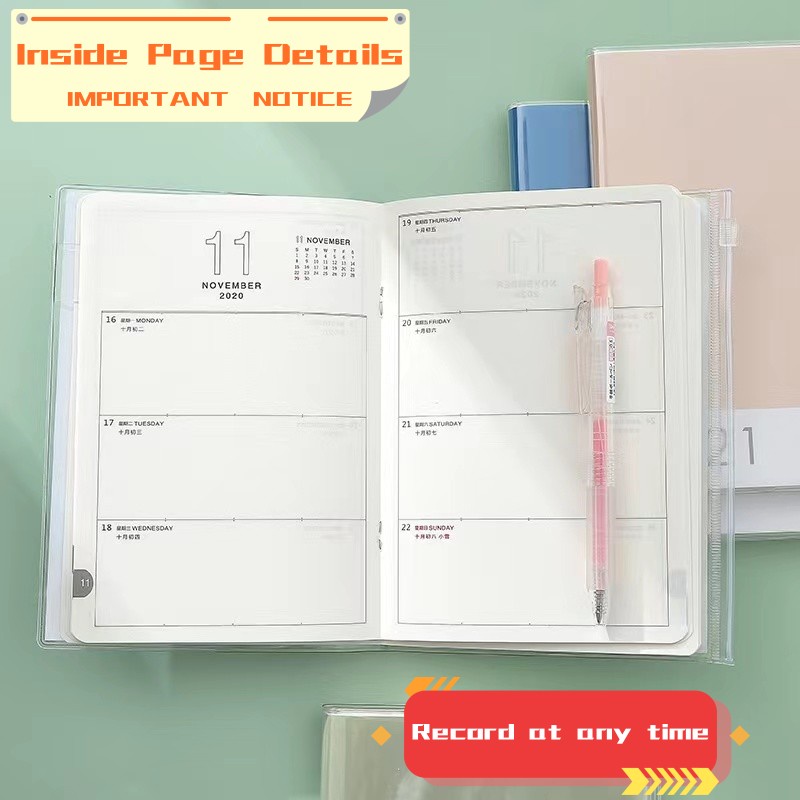 Plan Management Efficiency Manual Self-discipline Planner Book Work ...