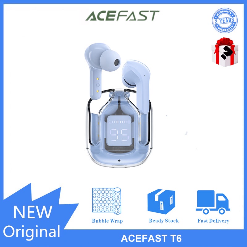 ACEFAST T6 TWS 5.0 Noise Canceling Sports Bluetooth Headphones | Shopee ...