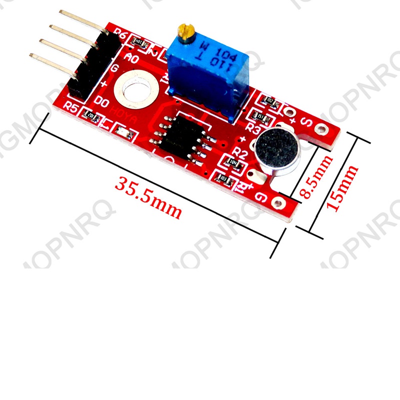 KY-038 4pin Mini Voice Sound Detection Sensor Module Microphone ...