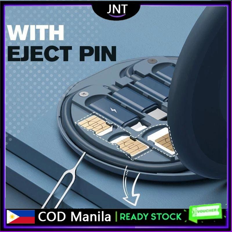 Multifunctional 60W USB data cable fast charging cable mini card needle ...