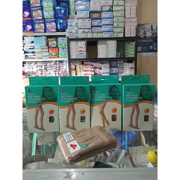 THIGH HIGH COMPRESSION STOCKING | Shopee Philippines