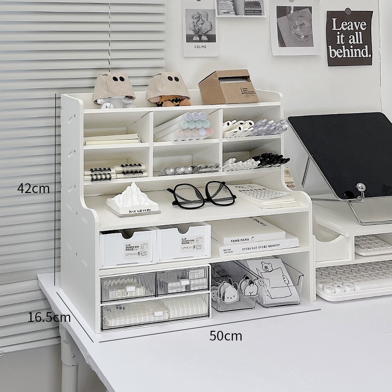 Storage Box Makeup Organizer Desktop Organizer Large Capacity Cosmetic ...