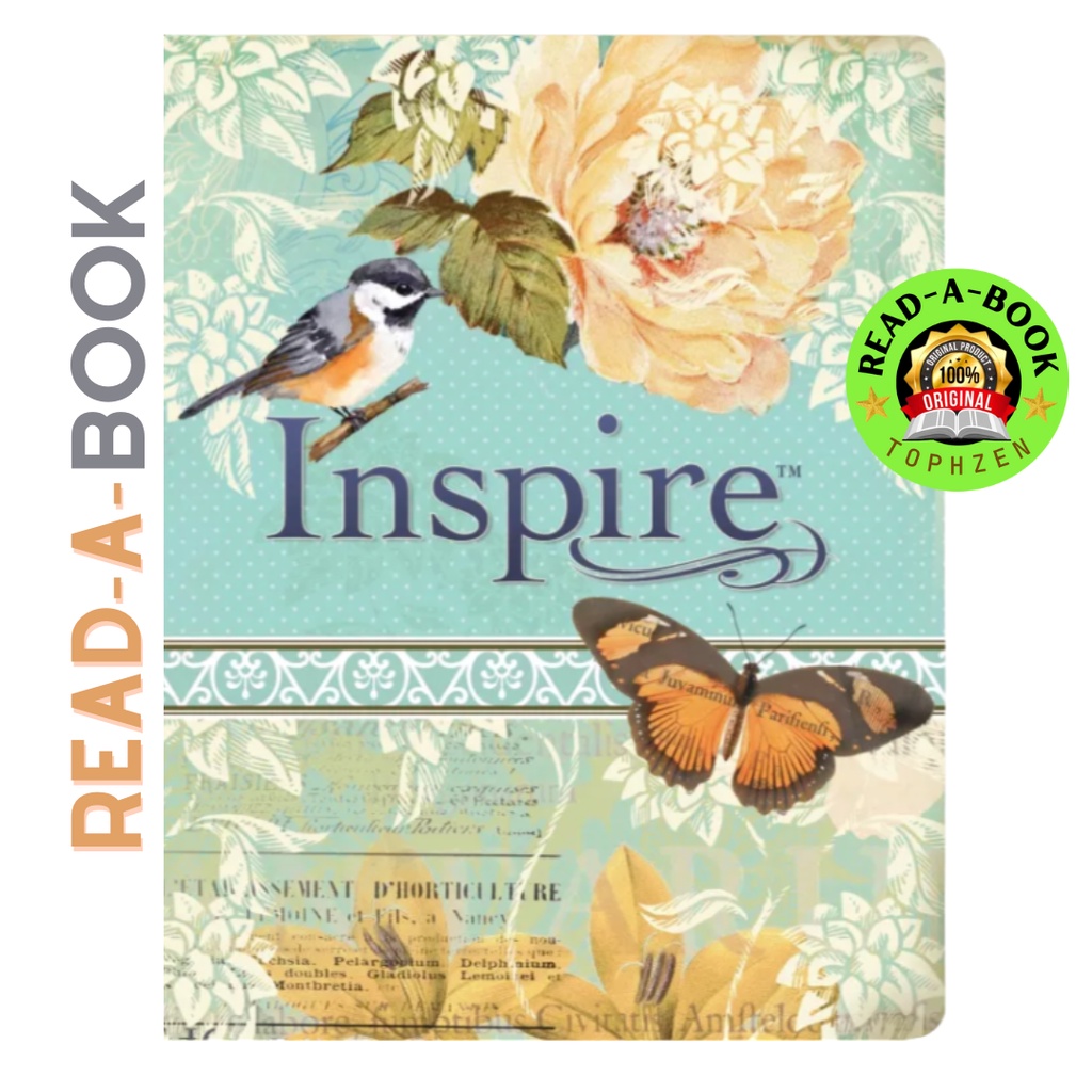 NLT Inspire Bible: The Bible for Creative Journaling (Imitation Leather ...