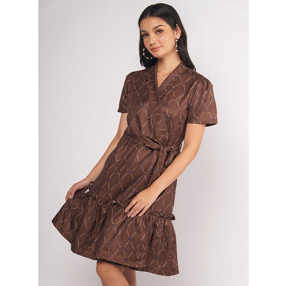 Chroma Jiro Short Sleeve Dress (Multi) | Shopee Philippines
