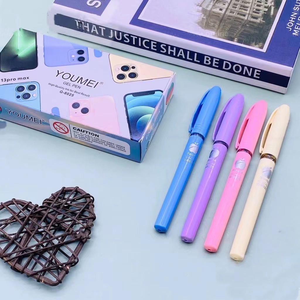 12pcs G-8025 Gel Pen Sign Pen 0.5mm Ballpen School Gel Pen Student Exam ...