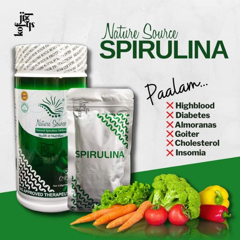 Nature Source Spirulina tablet 1000pcs | Shopee Philippines
