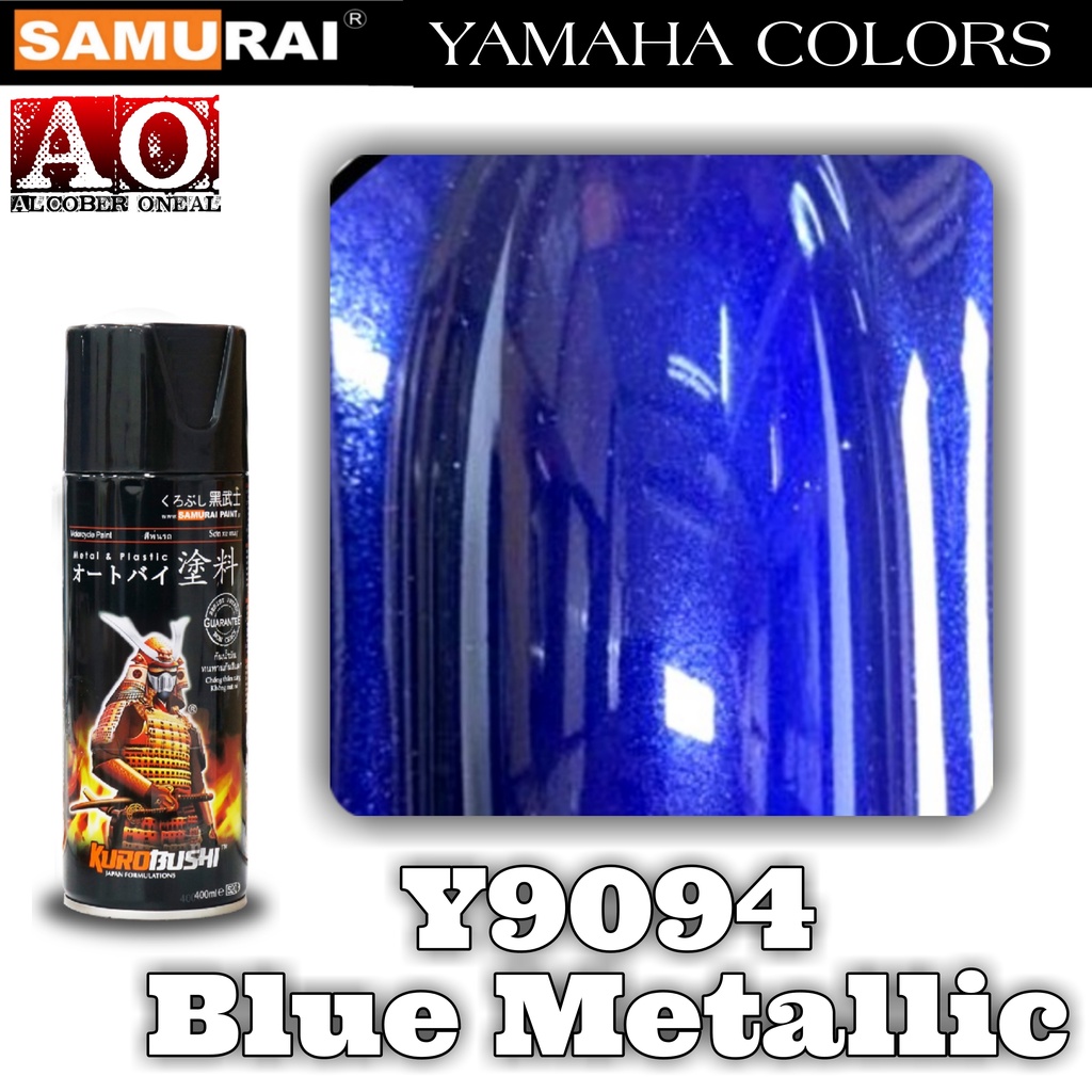 SAMURAI SPRAY PAINT Y9094* Blue Metallic Yamaha - (COD) | Shopee ...