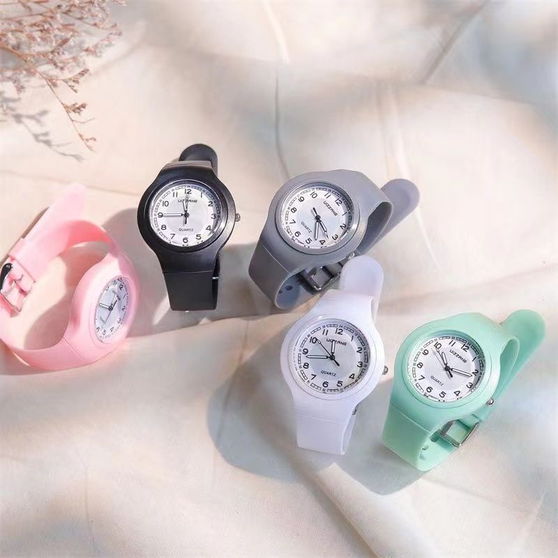 (Spot) Women's watch Silicone soft band watch Women's ins style high ...