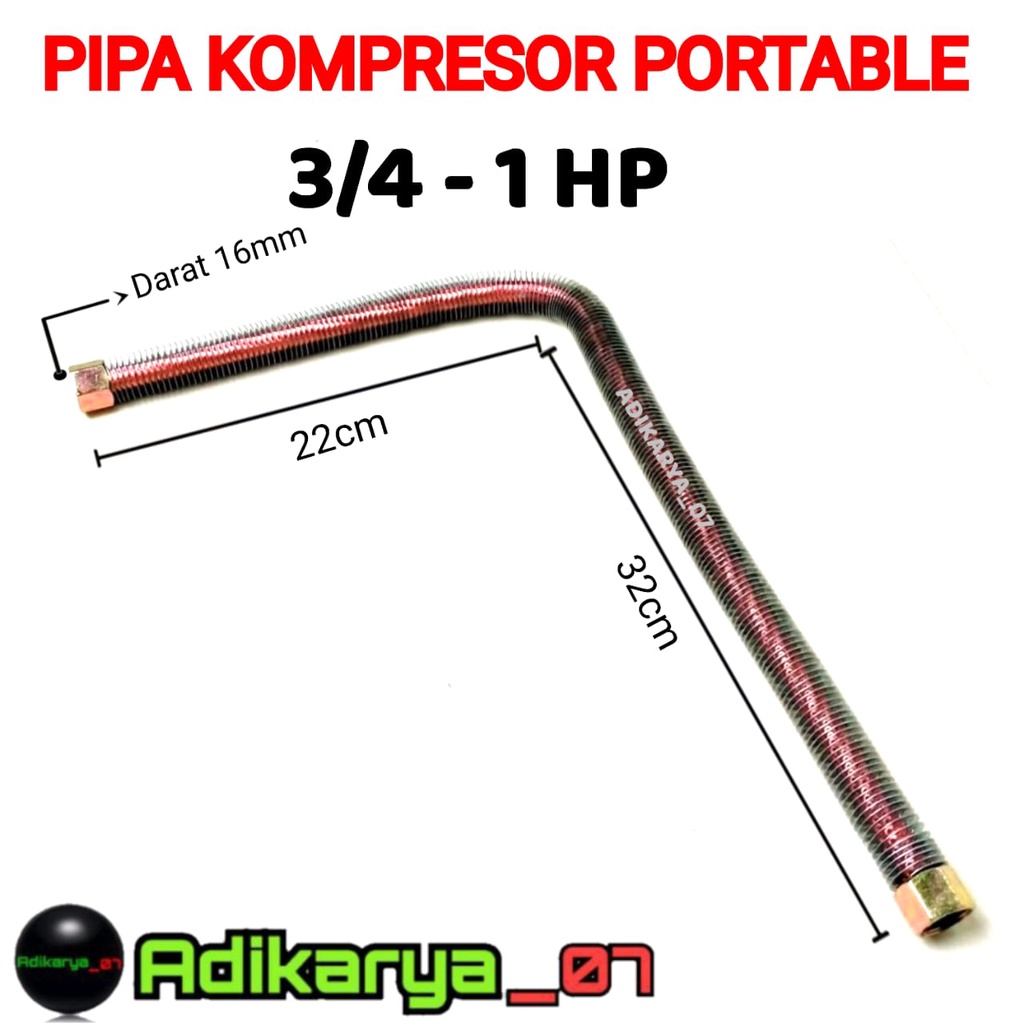 Discharge pipe A portable MZ 3/4 hp - 1 hp Air Compressor Hose | Shopee ...