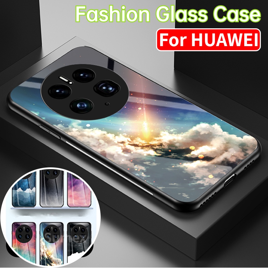 Starry Sky Tempered Glass Casing For Huawei Mate 50 40 30 20 Pro 50E ...