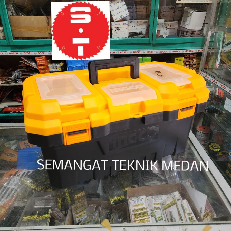 TOOL BOX TOOLBOX TOOL BOX 2 TIER PLASTIC PP 20" INGCO PBX2001 | Shopee ...