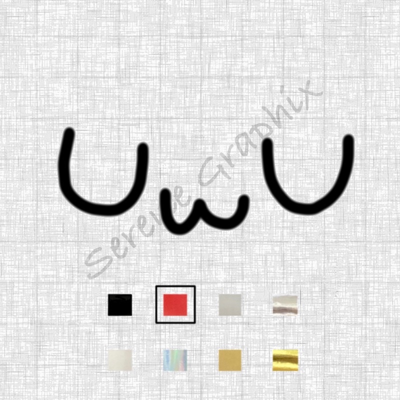 UwU Sticker - Waterproof Cut Out Sticker | Shopee Philippines