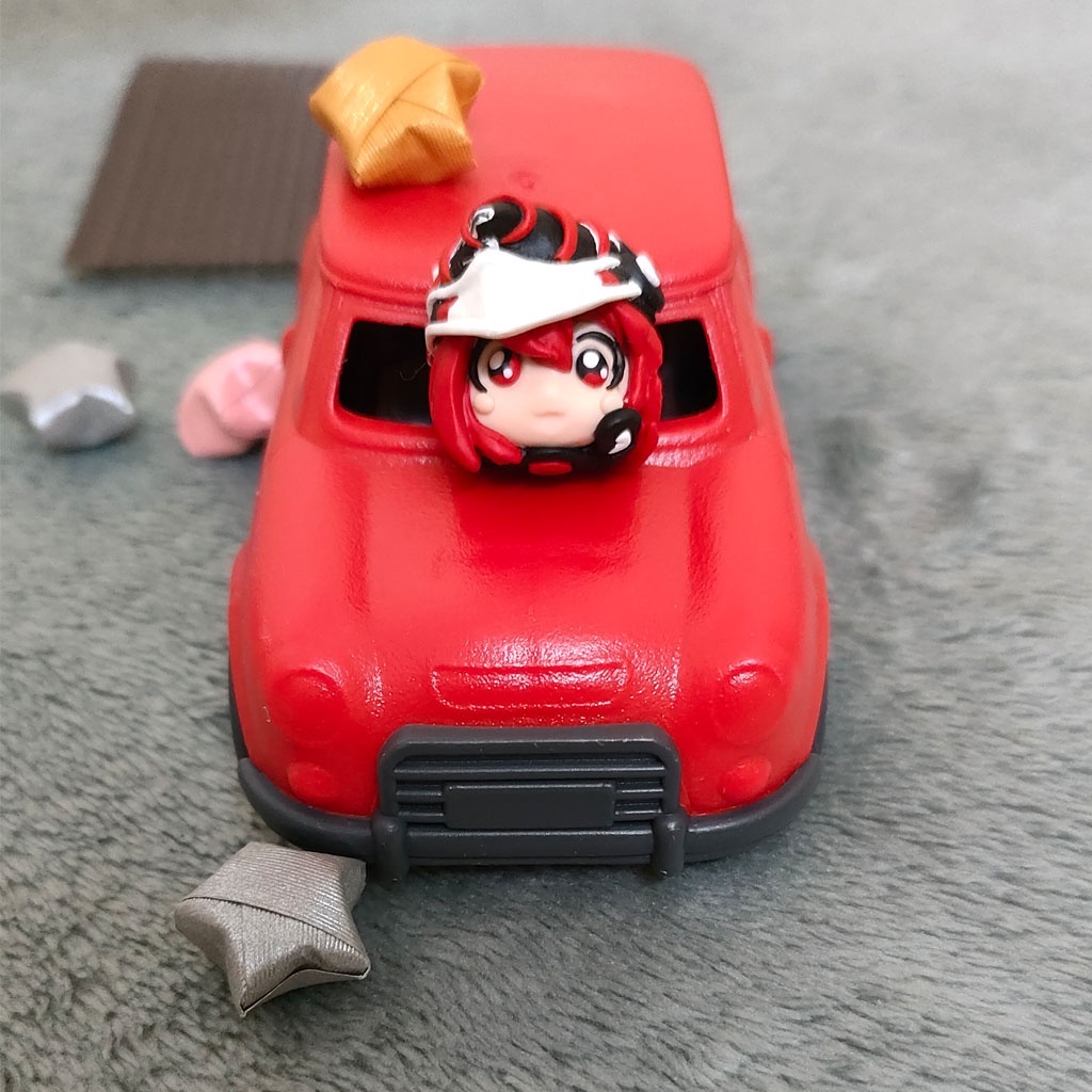 Dark Magic Girl artisan keycap mechanical keyboard button red and black ...