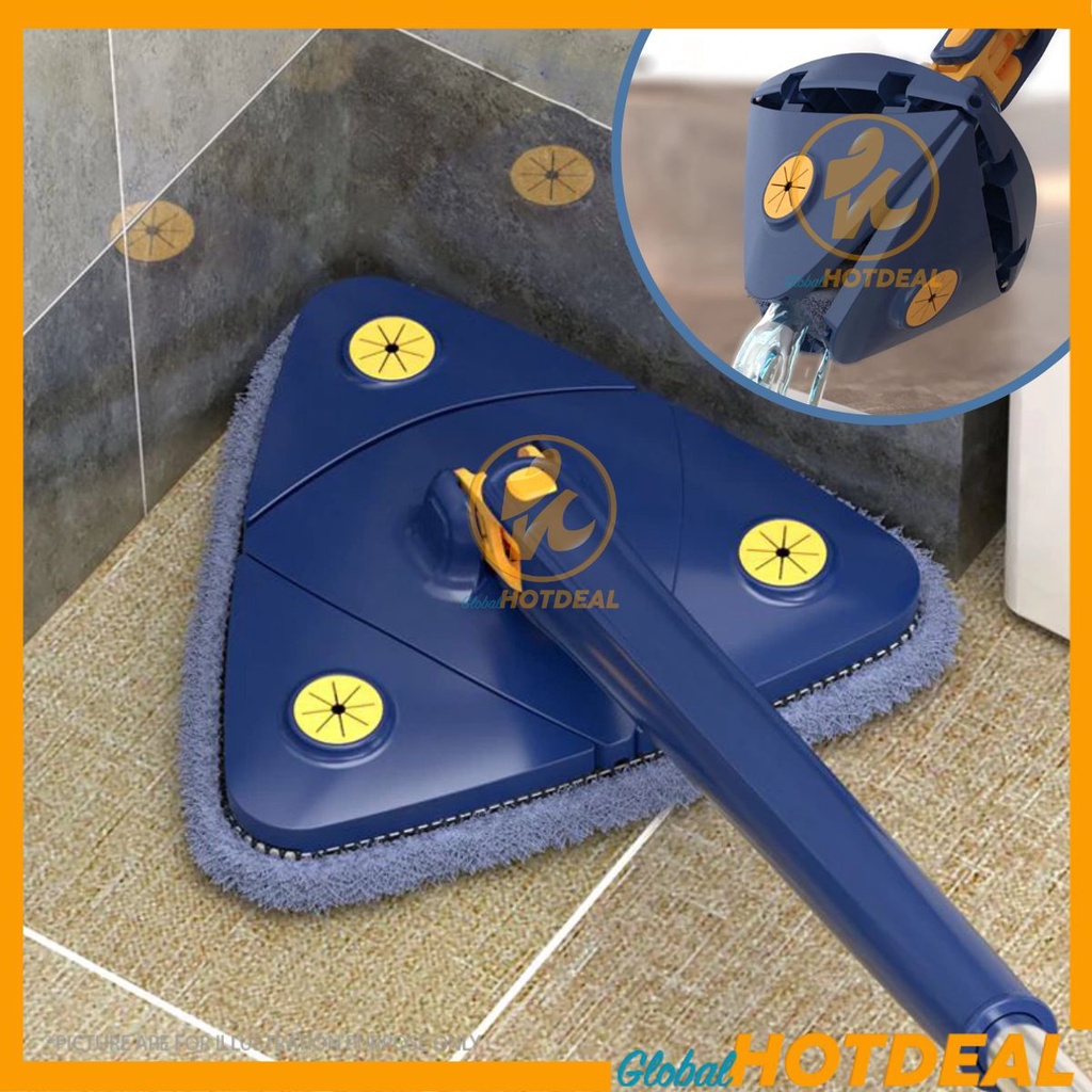 TRIANGLE MOP Window Cleaning Tool Extendable Duster Long Mop Feather ...