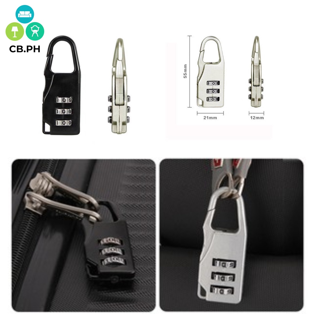 CB.PH Digits code password combination padlock security travel safe ...