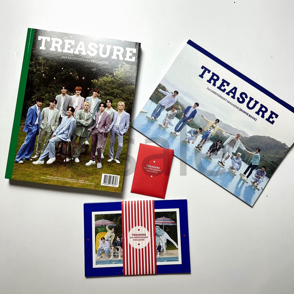 Treasure TREASURE TREASURE | 2nd Mag - Idol photo book set (separate ...