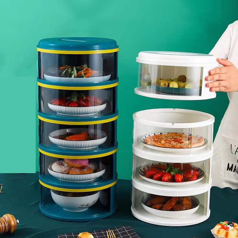 5 layer food keeper warmer food storage container transparent stackable ...