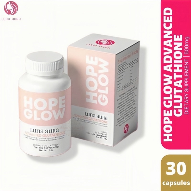 Luna Aura Hope Glow Glutathione Capsules Whitening Capsules COD ...