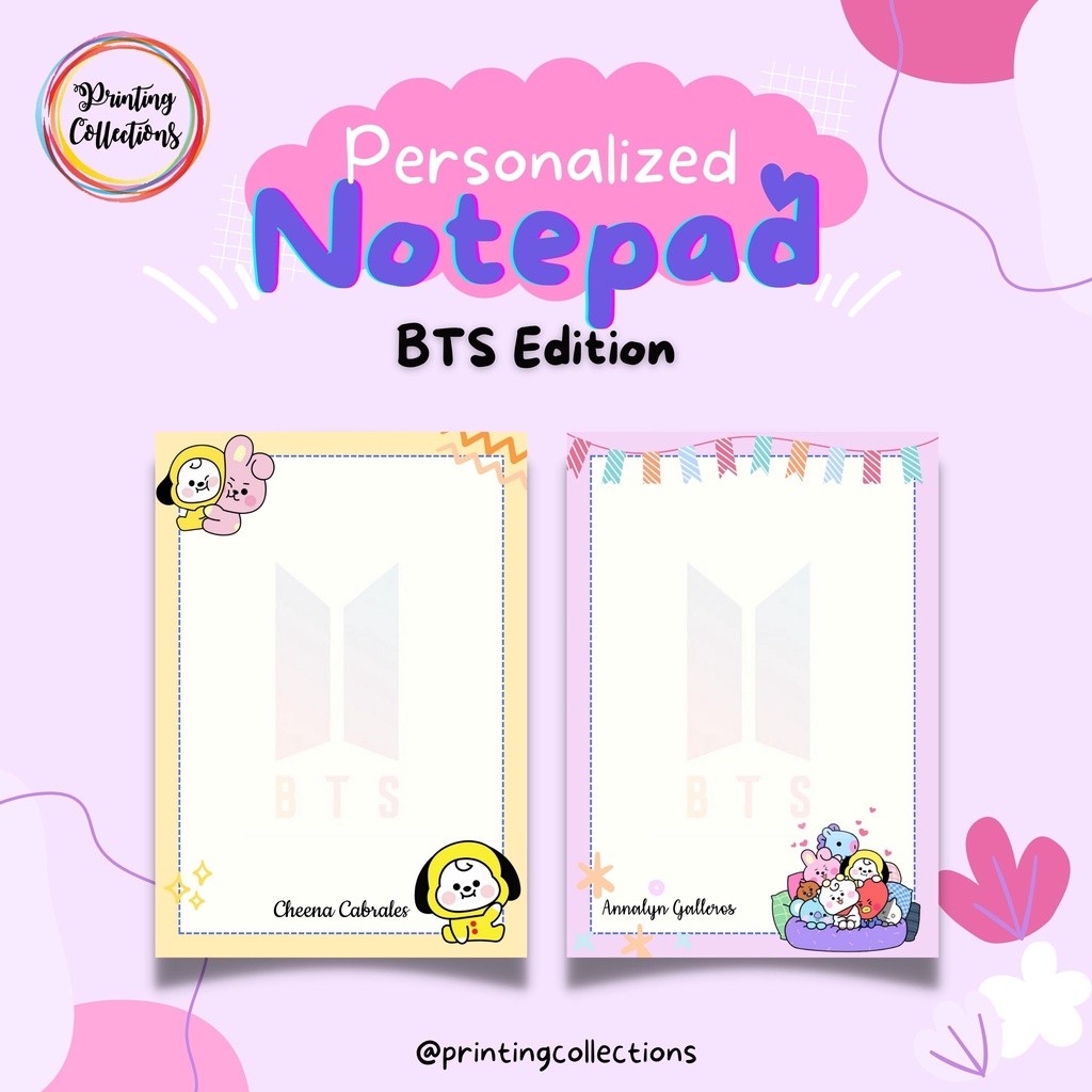 Personalized Notepad (KPOP) | Shopee Philippines