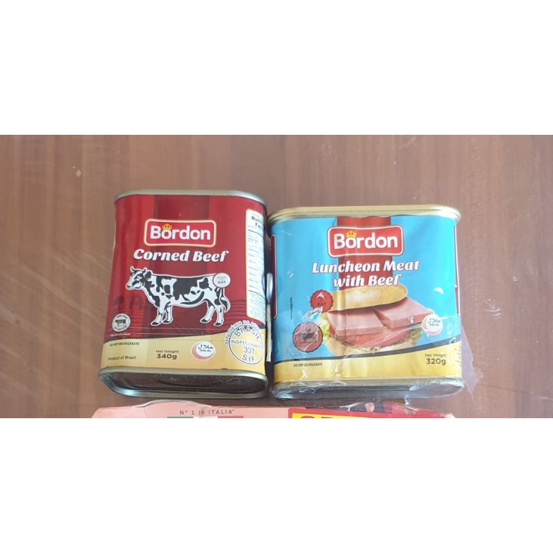 Bordon Corned Beef & Luncheon Meat | ED: February 9,2024 | Shopee ...