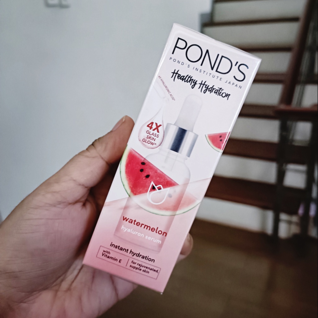 PONDS Healthy Hydration Watermelon Hyaluron Face Serum with Vitamin E ...