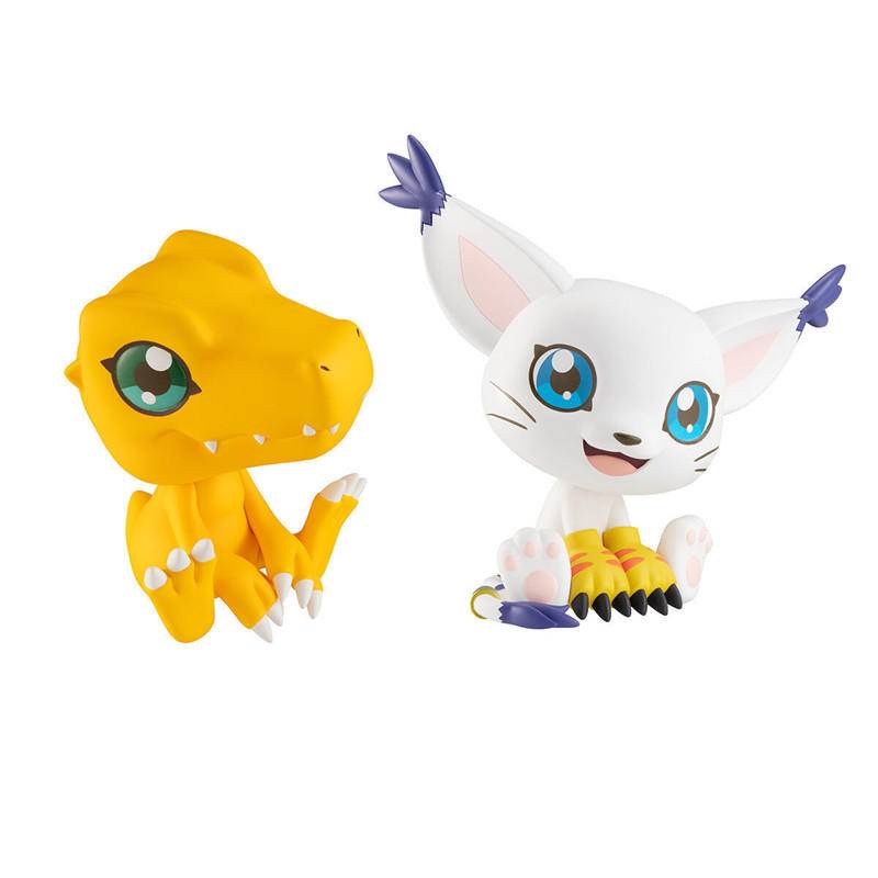 Anime Digimon Gabumon Action Figure Toys Character Agumon Tailmon ...