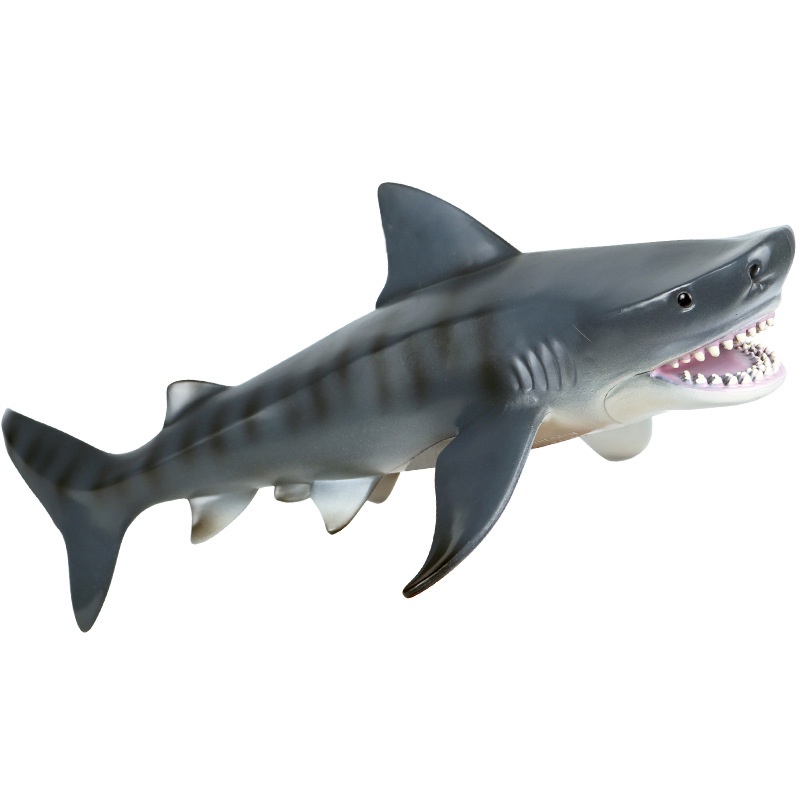 Children simulated marine animal model tiger shark great white shark ...