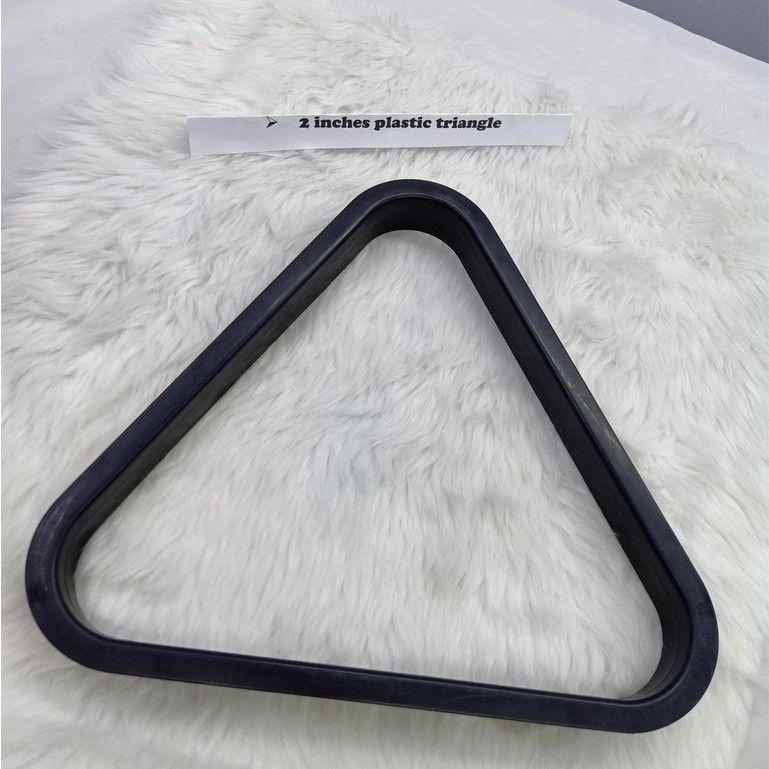2 INCHES PLASTIC TRIANGLE with Free Chalk / TRIANGLE NG BOLA/BILLIARD ...