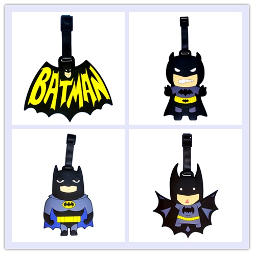 Batman Luggage Tag Luggage Sign Cartoon Anime Travel Boarding Pass ...