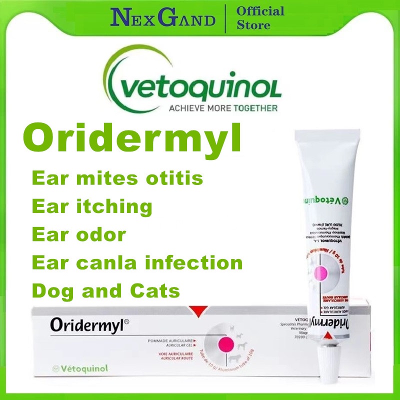 Oridermyl Ear Ointment 10g for Dogs and Cats | Shopee Philippines