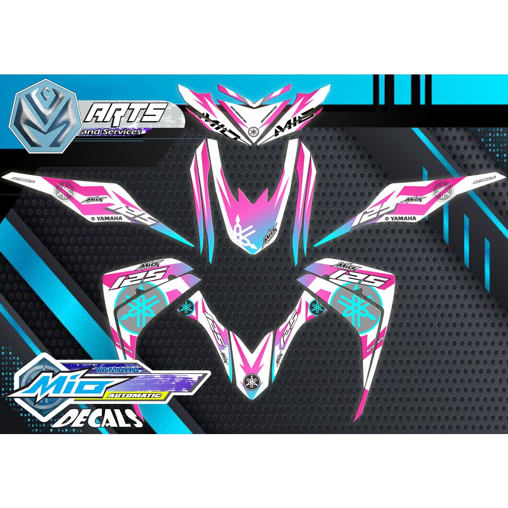 Mio i 125 Body Set Decals | Shopee Philippines
