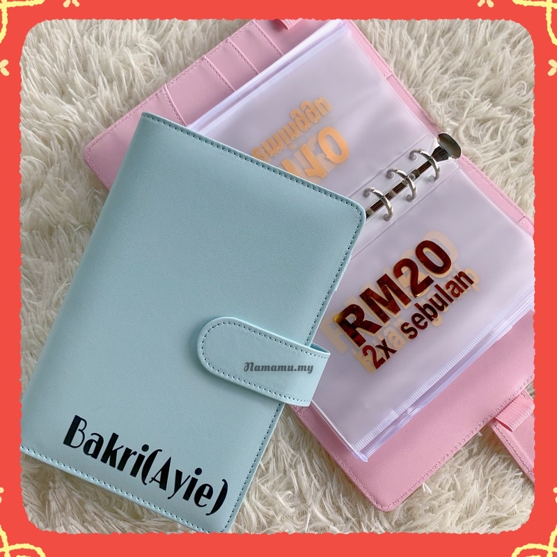 NAMAMU A6 Cash Planner Money Planner Budget Planner buku simpanan duit ...
