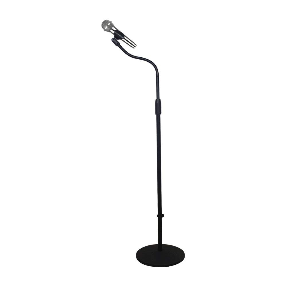 Metal gooseneck microphone stand, stage performance singing microphone ...