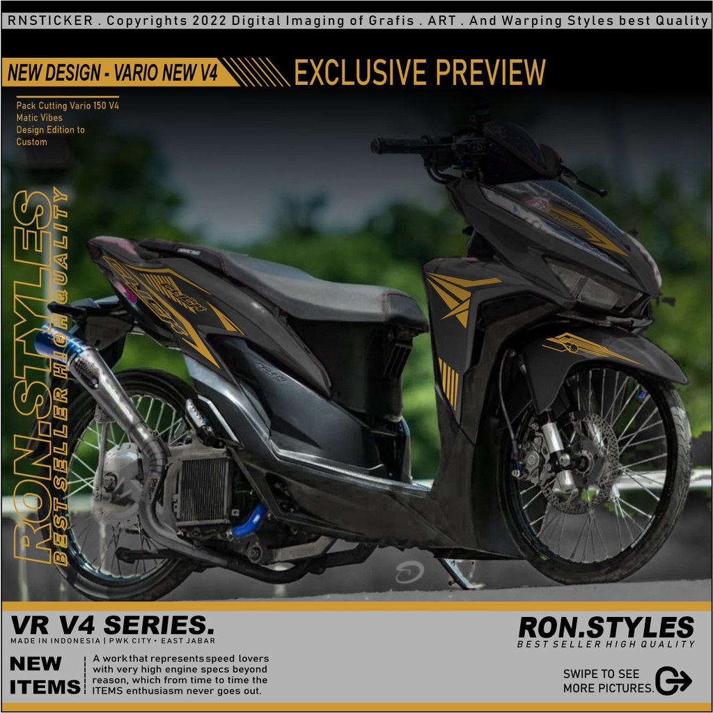 V3 CUTTING STRIPING VARIO 125 NEW STRIPING VARIO 2018 CLICK STRIPING ...