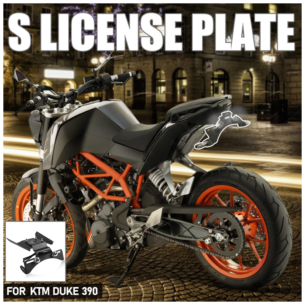 License Plate Holder Bracket For KTM DUKE 390 2017 18 19 2020 2021 Tail ...