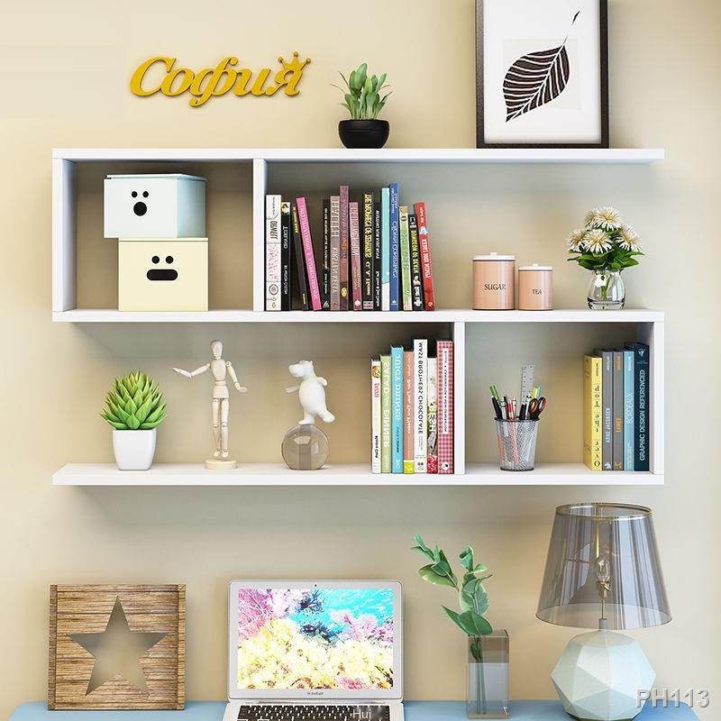 3 Layers Wooden Book Shelf Wall Rack Hanging Book shelves Wall Books ...