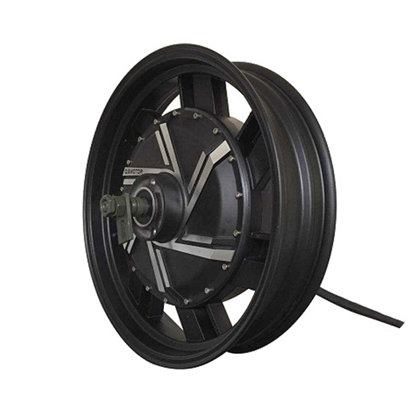 QSMOTOR 17inch 2000W Electric Motorcycle Wheel Hub Motor (28H) V2 Type ...