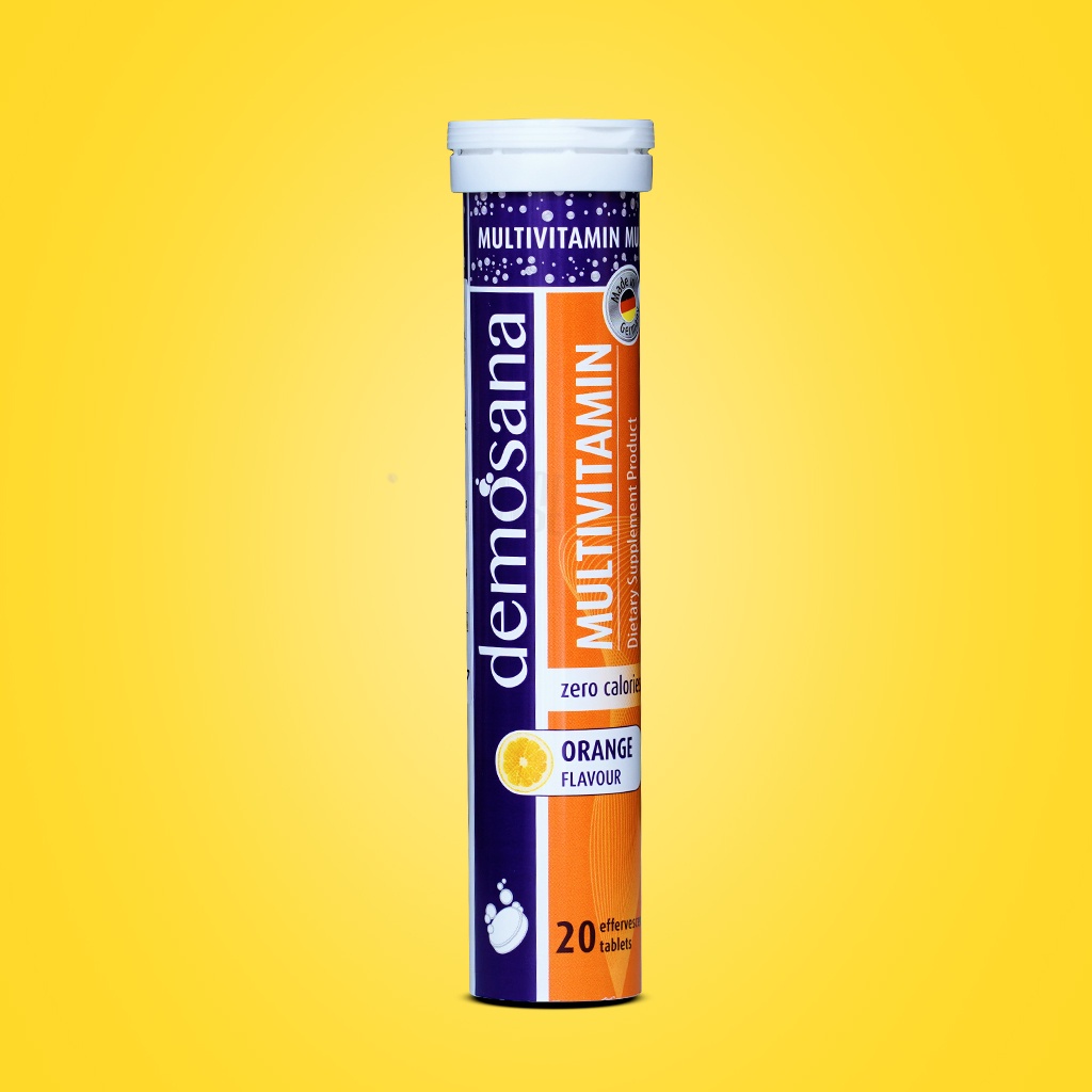 Demosana Multivitamin (Orange Red Tube)-Effervescent Tablets 1 Tube ...
