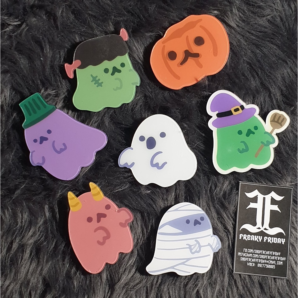 Halloween Phone Grip Socket Frankenstein Witch Devil Pumpkin Mummy ...