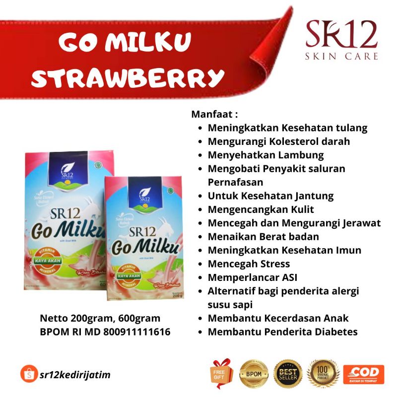 Go Milku SR12 Halal Etawa Premium Goat Milk Improves Immune Health ...