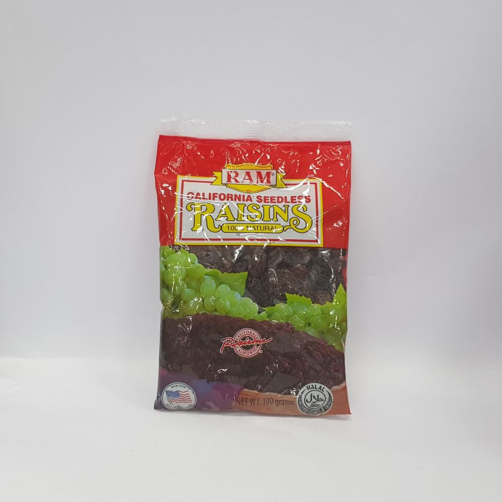 Ram Califonia Raisins Seedless 100g | Shopee Philippines