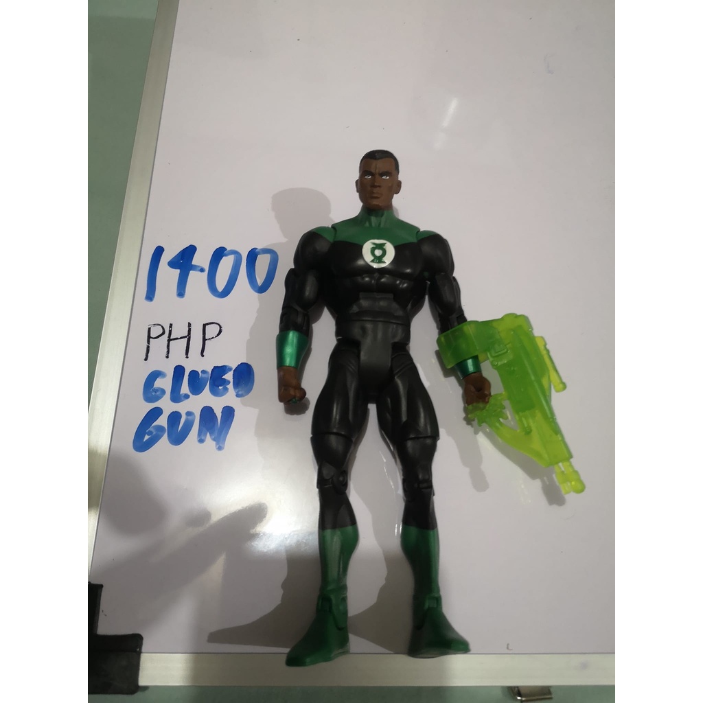 dcuc mattel 6 inch john stewart action figure glued gun effect | Shopee ...