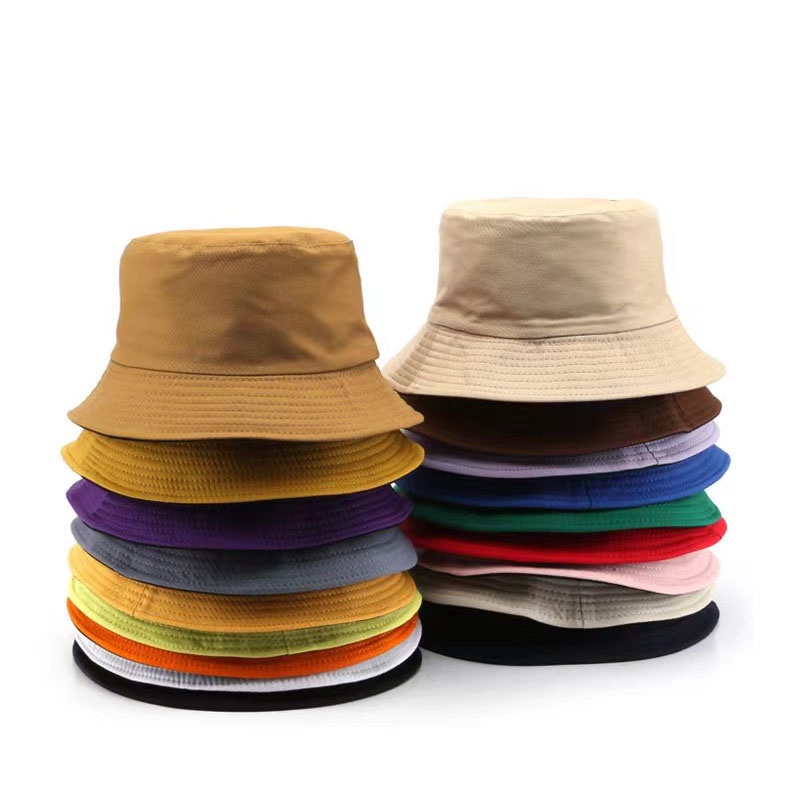 JMD Plain Bucket Hat Reversible Color Bucket Hat Unisex Buckethat(1 ...