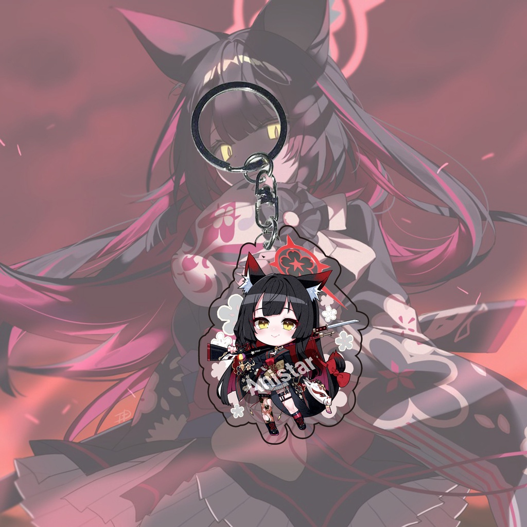 GANTUNGAN Blue archive kosaka wakamo Keychain - Key Chain - Souvenir ...