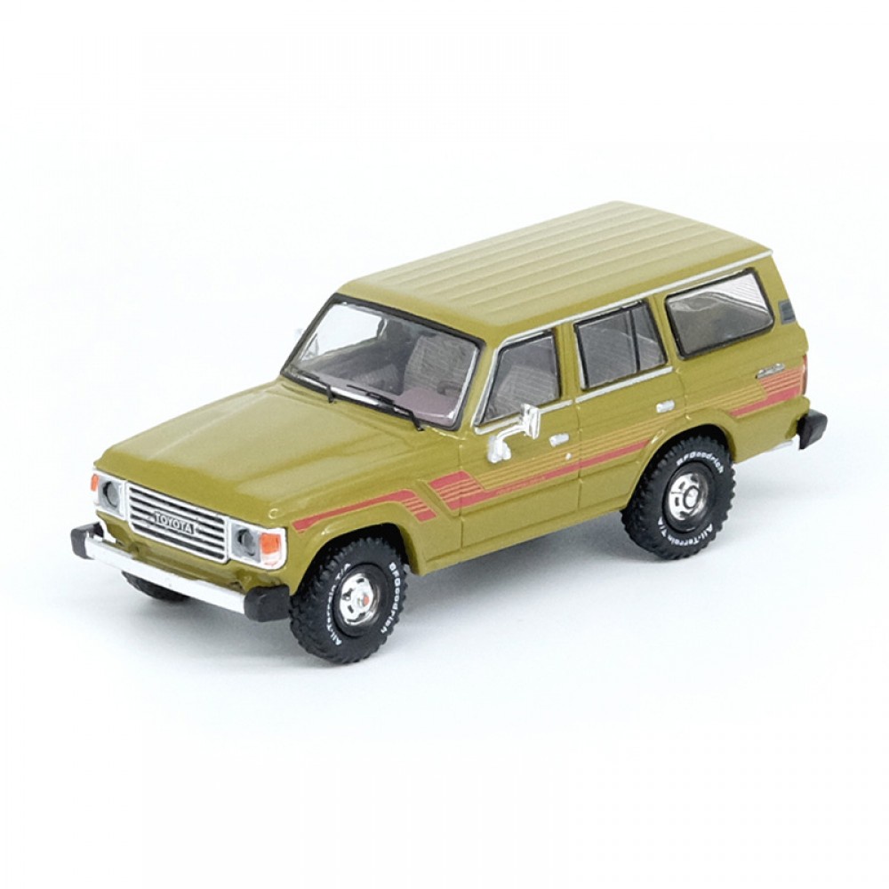 Inno64 IN64-FJ60-OLGR 1/64 TOYOTA LAND CRUISER FJ60 OLIVE GREEN DIECAST ...