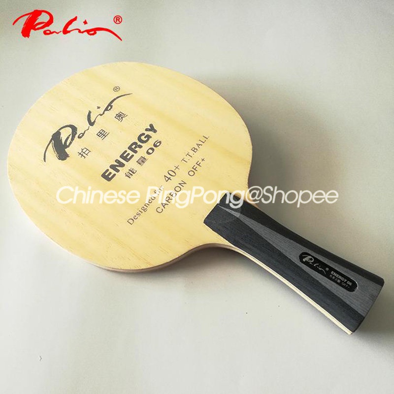 Original PALIO ENERGY 06 Table Tennis Racket (6+2 Carbon) | Shopee ...